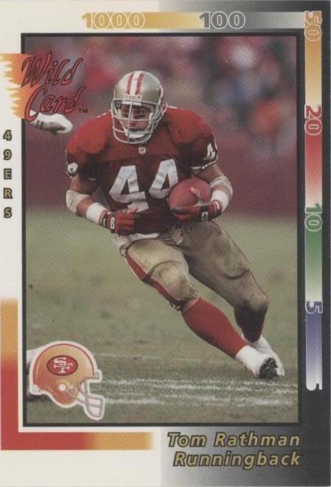 1992 Wild Card - Tom Rathman #94 for sale online | eBay