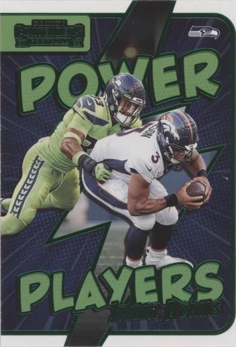 2022 Panini Contenders - Power Players Emerald #PWR-JAD Jamal Adams for ...