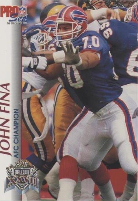 1992-93 Pro Set Super Bowl XXVII - John Fina (RC) for sale online | eBay