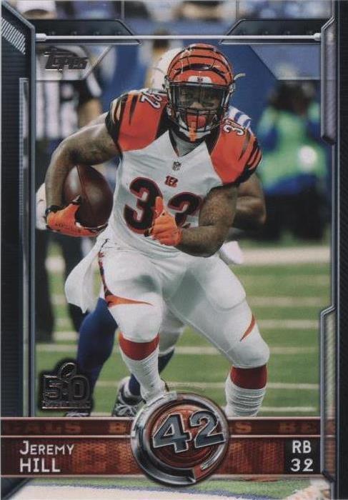2015 Topps - Topp 60 Jeremy Hill #370 Nfl 50th Super Bowl for sale ...