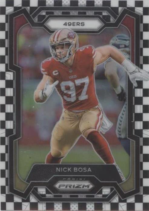 2023 Panini Prizm - Nick Bosa #272 Black & White Checker Prizm for sale ...