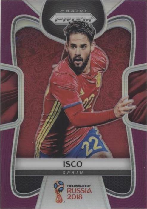 2018 Panini Prizm World Cup - Isco #202 Purple Prizm /99 for sale ...
