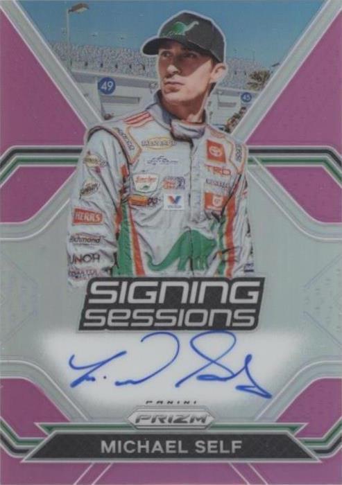 2021 Panini Prizm - Signing Sessions Michael Self #S-MS Pink Prizm /50 ...