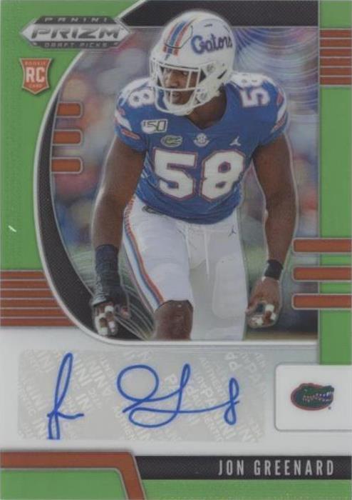 2020 Panini Prizm Draft - Draft Picks Rookies Neon Green Prizm ...