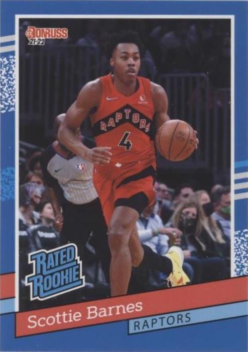2021-22 Panini Instant - Rated Rookie Scottie Barnes #RR-4 /2502 (RC ...