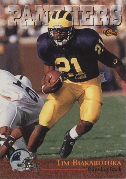 1996 Classic NFL Rookies - Tim Biakabutuka #6 (RC) for sale online | eBay