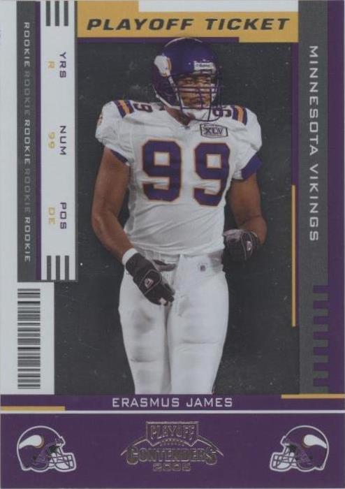 2005 Playoff Contenders - Rookie Ticket Playoff Ticket #136 Erasmus ...