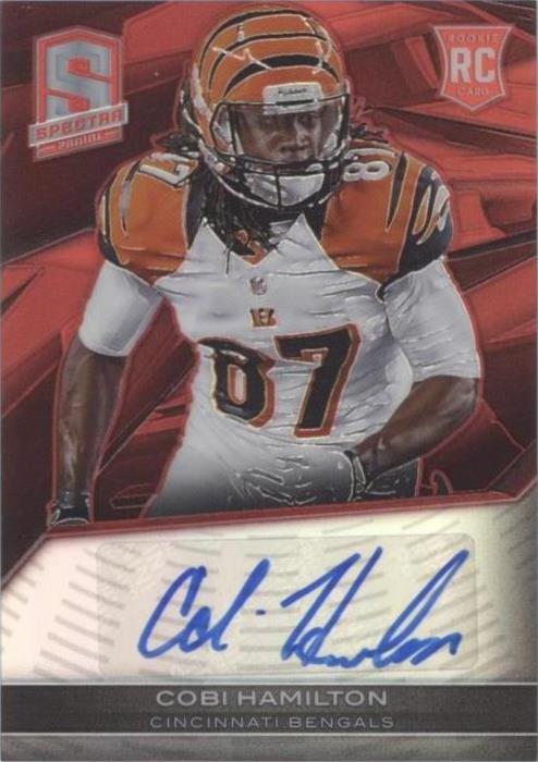 2013 Panini Spectra - Rookie Autographs Red #121 Cobi Hamilton /25 (RC ...