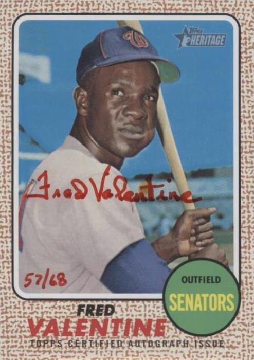 2017 Topps Heritage - Real One Autographs Red Ink #ROA-FV Fred ...
