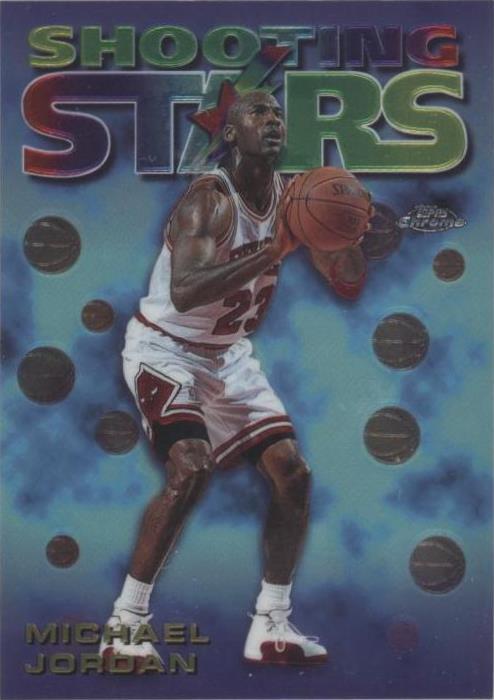 1997-98 Topps Chrome - Season's Best Shooting Stars #6 Michael Jordan ...