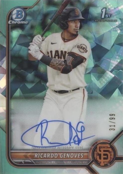 2022 Bowman Sapphire Edition - Chrome Prospects Autograph Ricardo ...