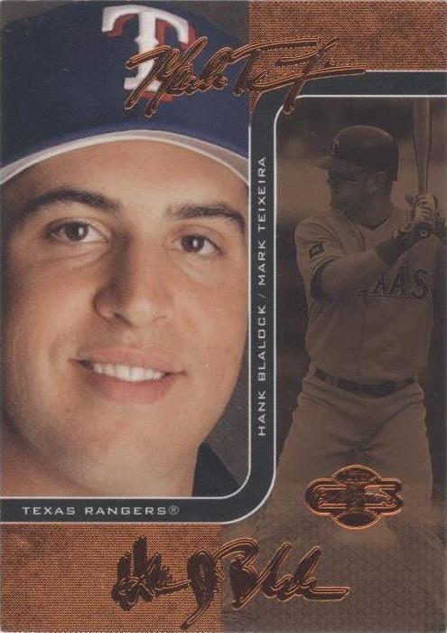 2006 Topps Co-Signers - Changing Faces Mark Teixeira, Hank Blalock #65 ...
