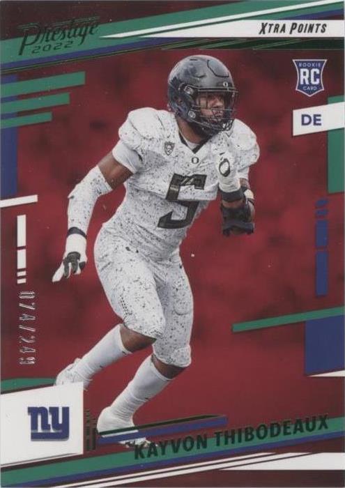 2022 Panini Prestige - Rookies Xtra Points Green #311 Kayvon Thibodeaux ...