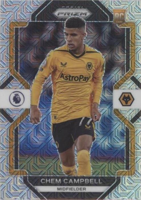 2022-23 Panini Prizm Premier League - Mojo Prizm #254 Chem Campbell (RC ...