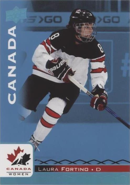 2017 Upper Deck Team Canada Juniors - Blue Spectrum #39 Laura Fortino ...