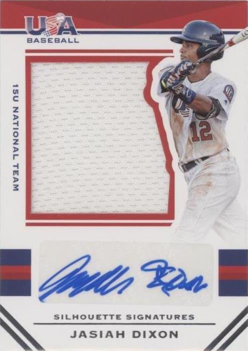 2017 Panini USA Baseball Stars & Stripes - Jumbo Swatch Silhouettes ...