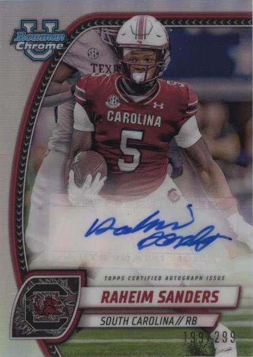 2024 Bowman University Chrome - Chrome Prospect Autographs Raheim ...