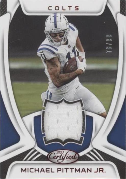 2021 Panini Certified - Materials Michael Pittman Jr. #M-MPJ Red /99 ...