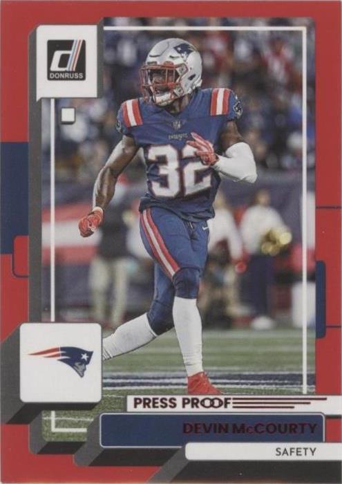 2022 Panini Donruss - Press Proof Red #139 Devin McCourty for sale online | eBay