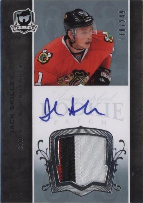 2007-08 Upper Deck The Cup - Autographed Rookie Patch Jack Skille #182 ...