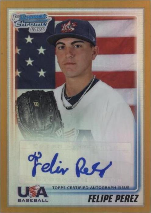 2010 Bowman Draft Picks & Prospects - USA Team Autograph Gold Refractor ...