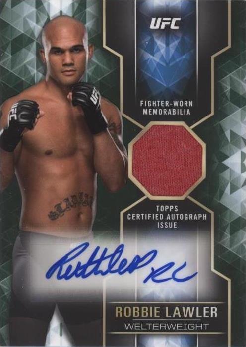 2017 Topps UFC Knockout - Knockout Autograph Relics Green #KAR-RL ...