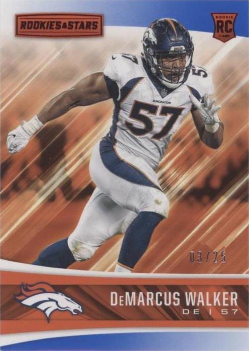 2017 Panini Rookies & Stars - Rookies Red and Blue #246 DeMarcus Walker ...