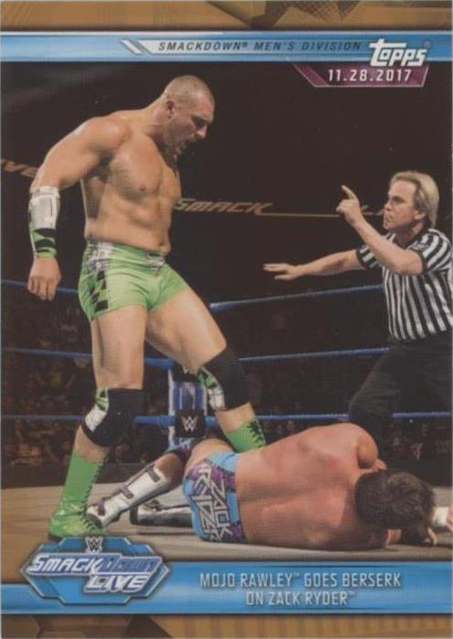 2019 Topps WWE Road to Wrestlemania - Bronze #72 Zack Ryder, Mojo Rawley for sale online | eBay