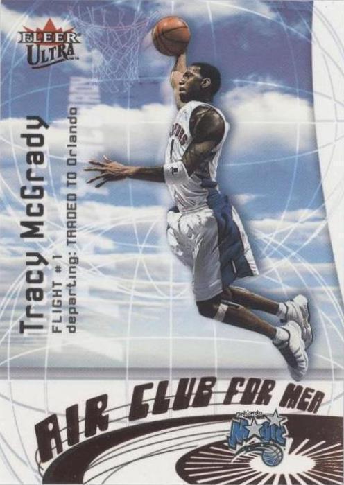 2000-01 Fleer Ultra - Air Club for Men Tracy McGrady #6 AC for sale ...