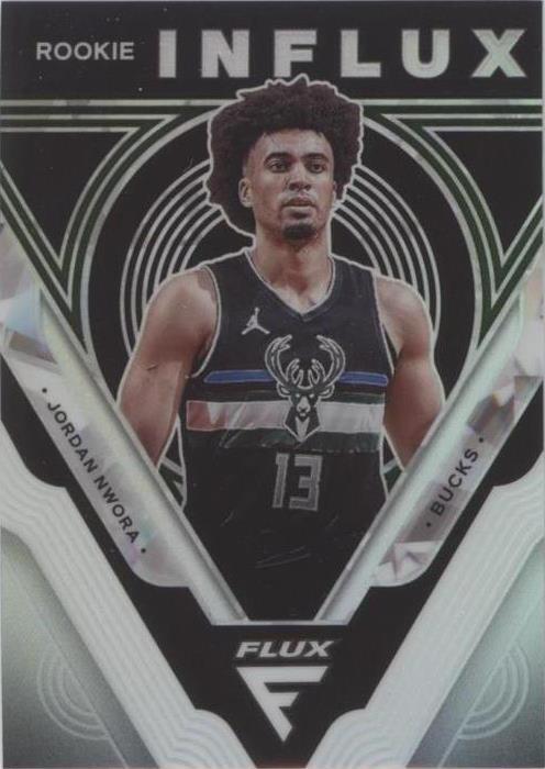 2020-21 Panini Flux - Rookie Influx Silver Prizm #28 Jordan Nwora (RC ...