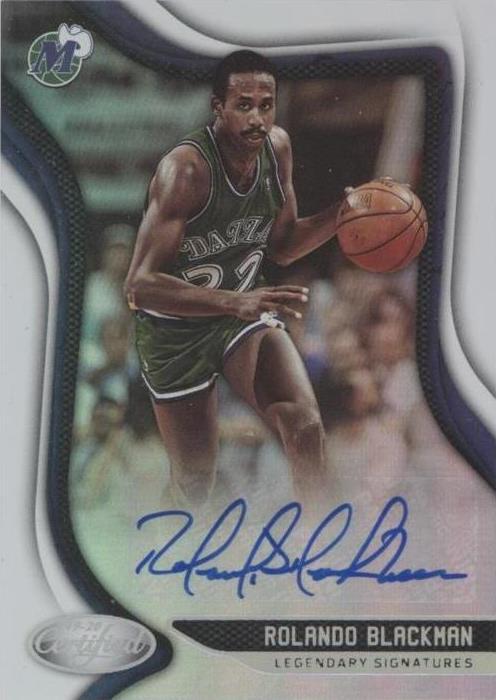 2019-20 Panini Certified - Legendary Signatures #LS-RB Rolando Blackman ...