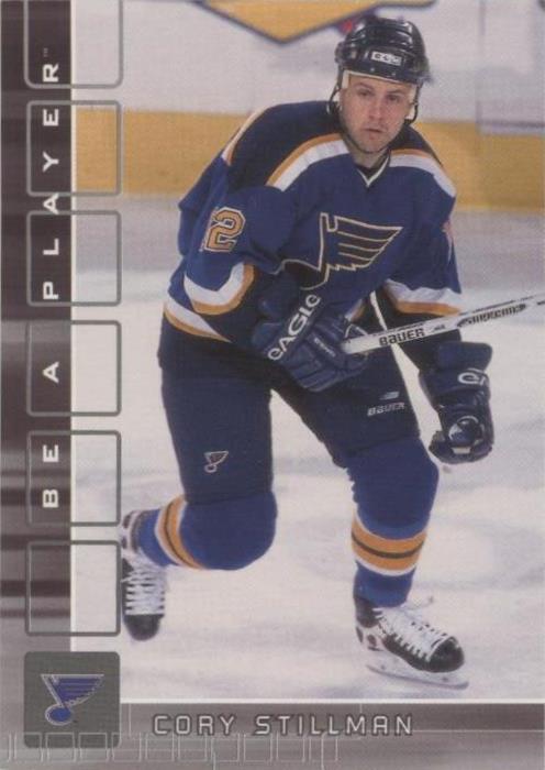 2001-02 In the Game Be A Player Memorabilia - #243 Cory Stillman for ...