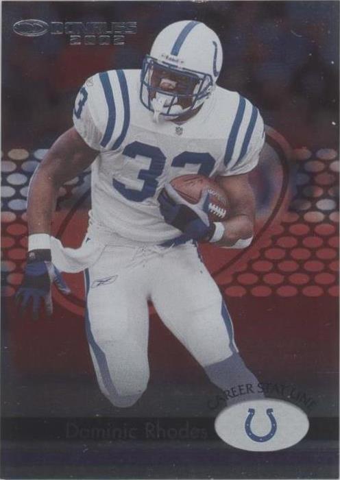 2002 Donruss - Career Stat Line #80 Dominic Rhodes /233 for sale online ...