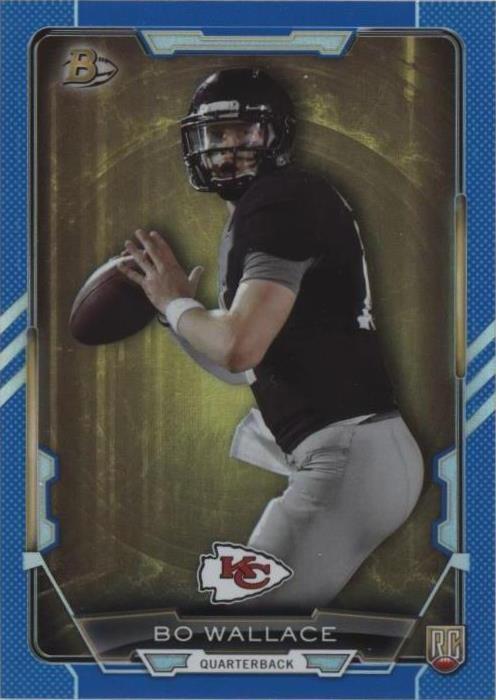 2015 Bowman - Rookies Blue Rainbow Foil #58 Bo Wallace /499 (RC) for ...