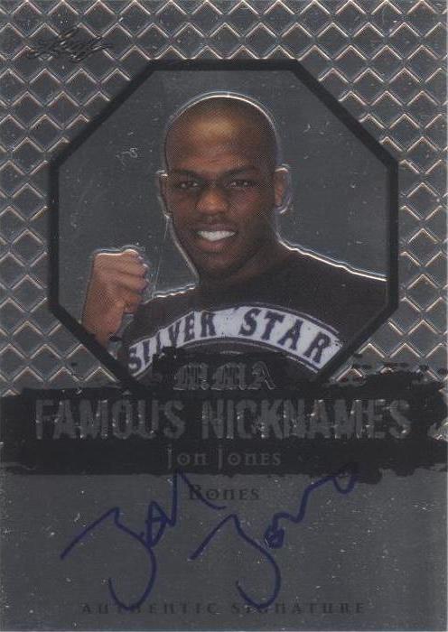2011 Leaf Metal MMA - Famous Nicknames #FN-JJ-1 Jon Jones (AU) for sale ...