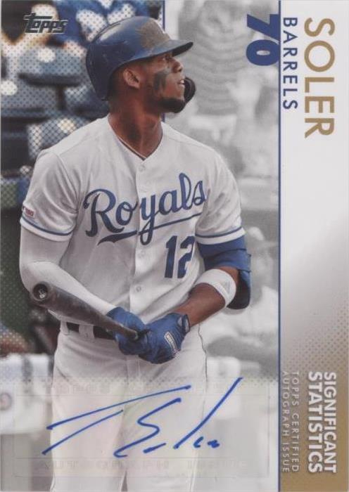 2020 Topps - Significant Statistics Autographs #SSA-JS Jorge Soler /50 ...