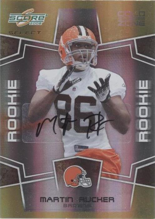 2008 Score Select - Rookie Gold Zone Signatures #399 Martin Rucker /50 ...