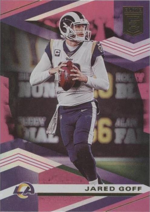 2020 Panini Donruss Elite - Jared Goff #89 Pink for sale online | eBay