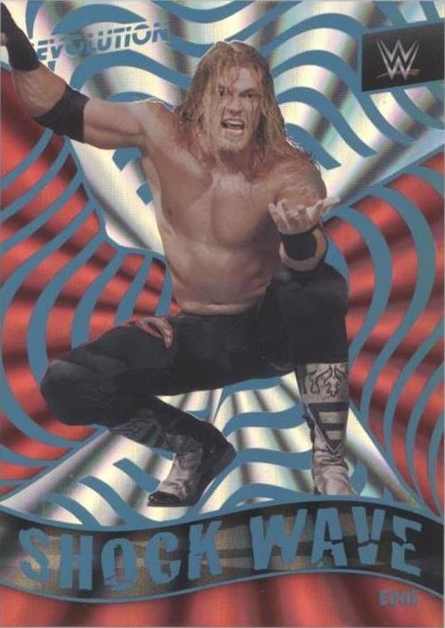 2022 Panini Revolution WWE - Shock Wave Sunburst #15 Edge /99 for sale ...