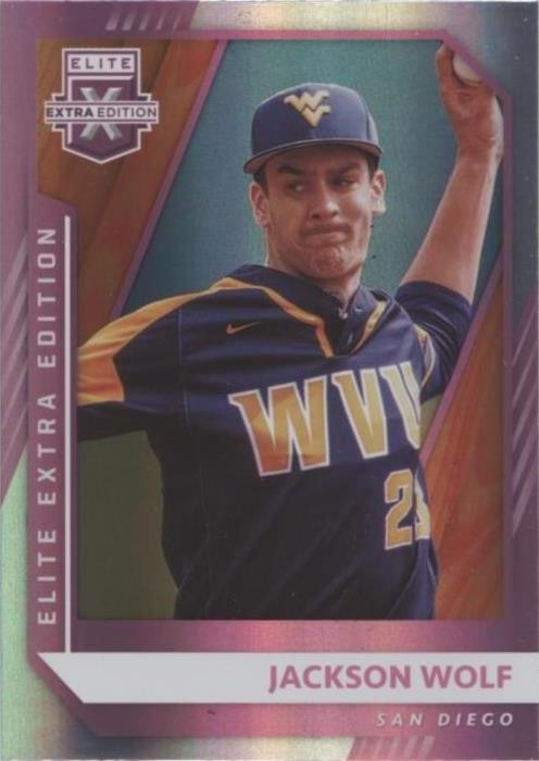 2021 Panini Elite Extra Edition - Pink #129 Jackson Wolf (RC) for sale ...