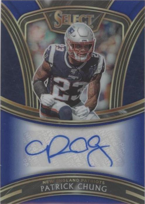 2020 Panini Select - Select Signatures Blue Prizm #SS-PCH Patrick Chung ...