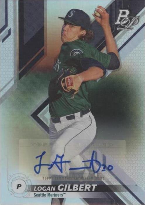 2019 Bowman Platinum - Wal-Mart Top Prospects Logan Gilbert #TOP-18 ...