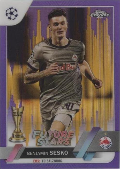 2022-23 Topps Chrome UEFA Club Competitions - Future Stars Purple ...