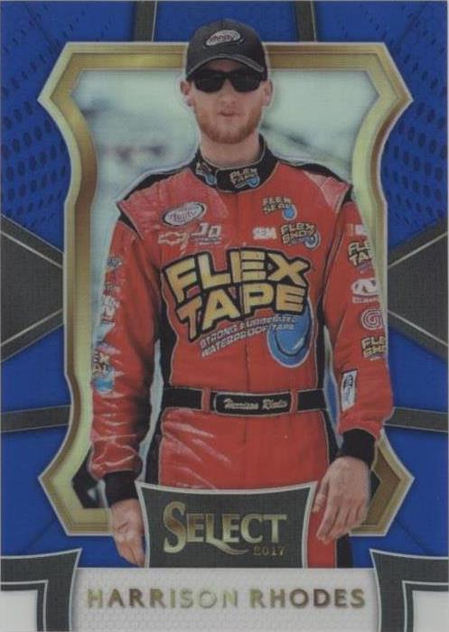 2017 Panini Select - Grandstand Blue Prizm #92 Harrison Rhodes /199 (RC ...