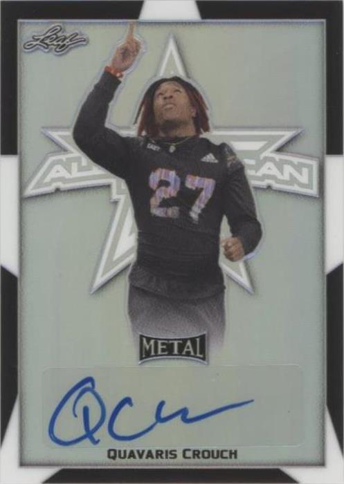 2019 Leaf Metal U.S. Army All-American Bowl - Black #BA-QC1 Quavaris ...