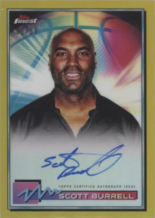 2021 Topps Finest - Finest Autographs Gold Refractor #FA-SB Scott ...