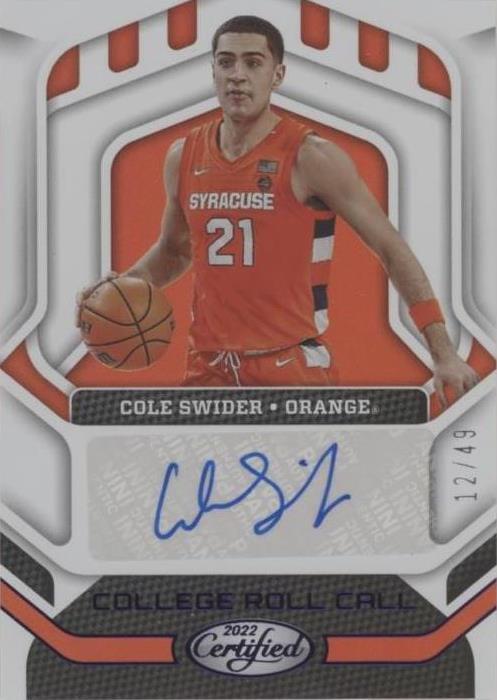 2022-23 Panini Chronicles Draft Picks - Certified College Roll Call ...