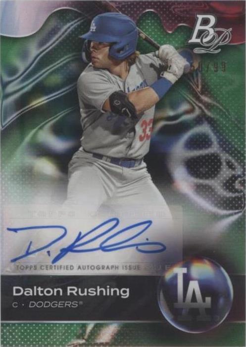 2023 Bowman Platinum - Top Prospects Green Autographs #TOP-32 Dalton ...