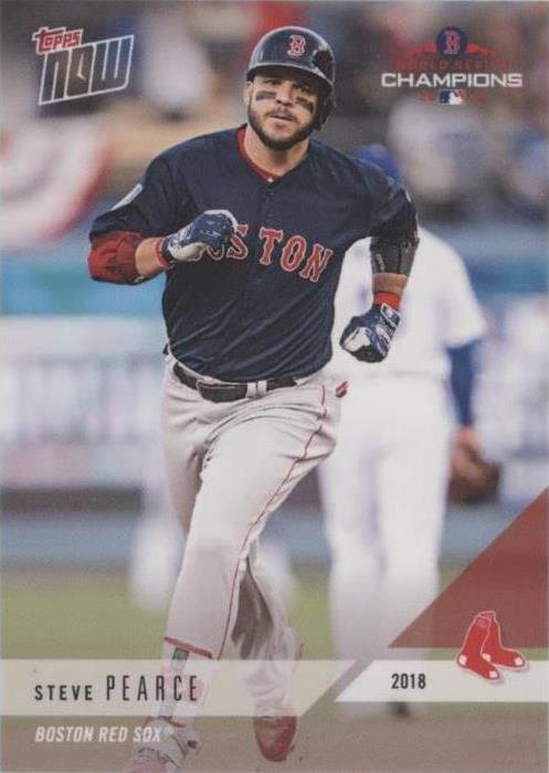 2018 Topps Now - Boston Red Sox World Series Champions #WS-5 Steve Pearce for sale online | eBay