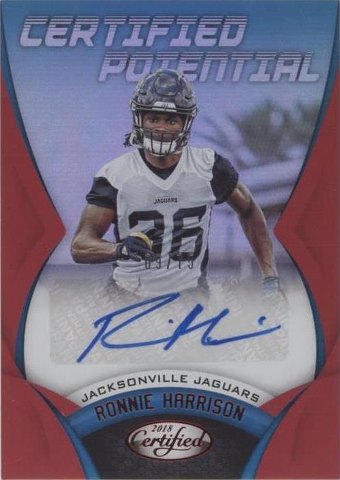 2018 Panini Certified - Certified Potential Signatures Ronnie Harrison ...